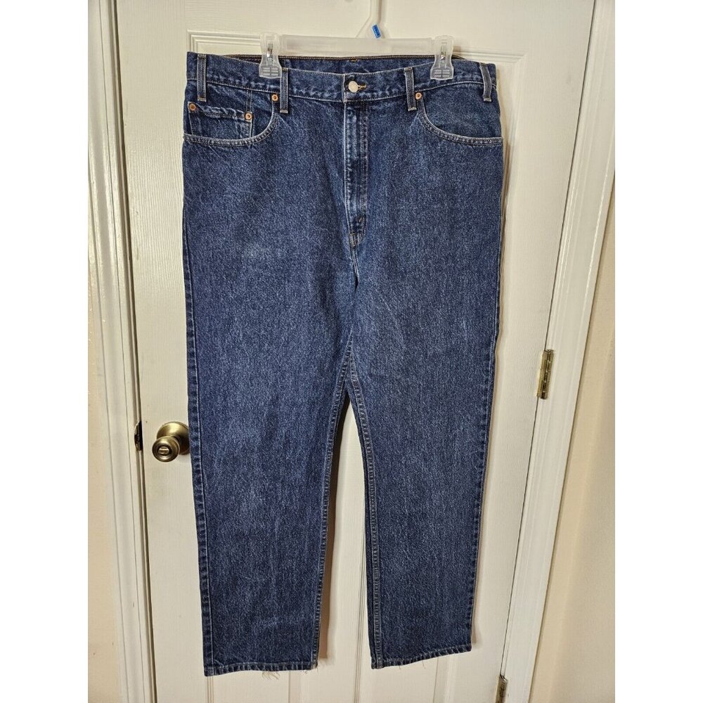 Levis 505 Vintage Straight Leg Vintage 1999 Mens 40x3… - Gem